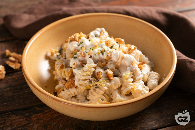 Pâtes à la ricotta et aux noix - Recettes italiennes par GialloZafferano