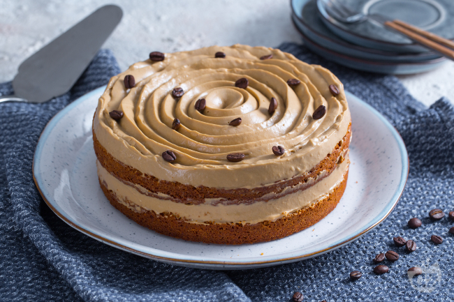 Gâteau au café - Recettes italiennes par GialloZafferano